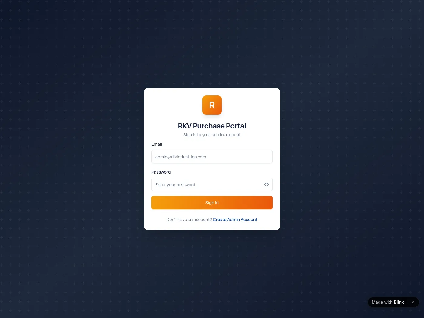 RKV Purchase Portal