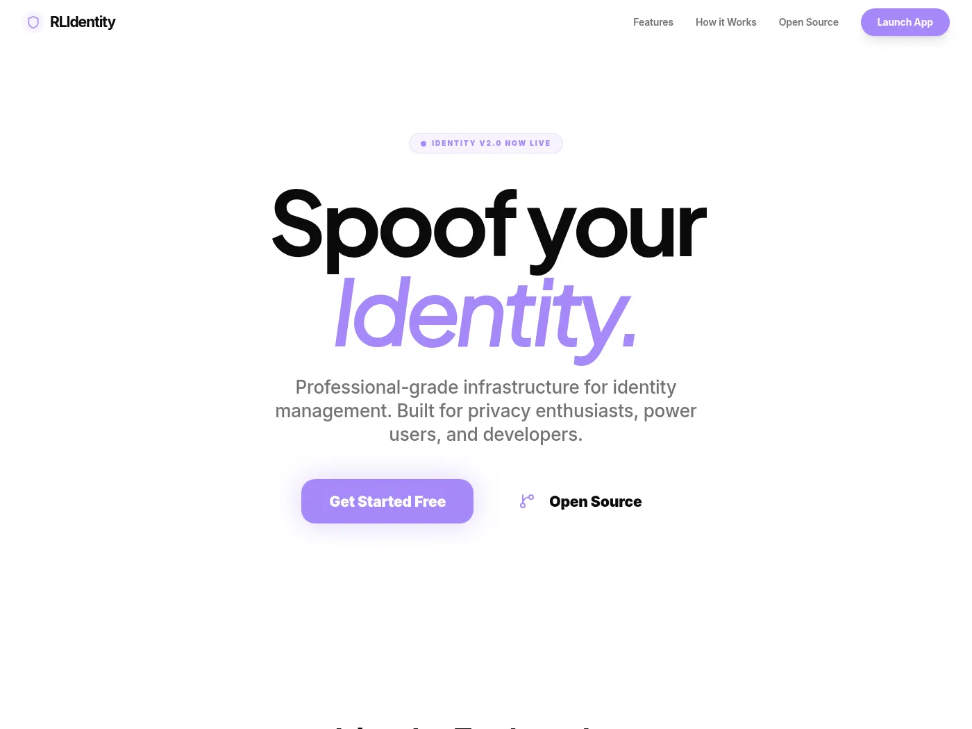 RLIdentity SaaS Platform