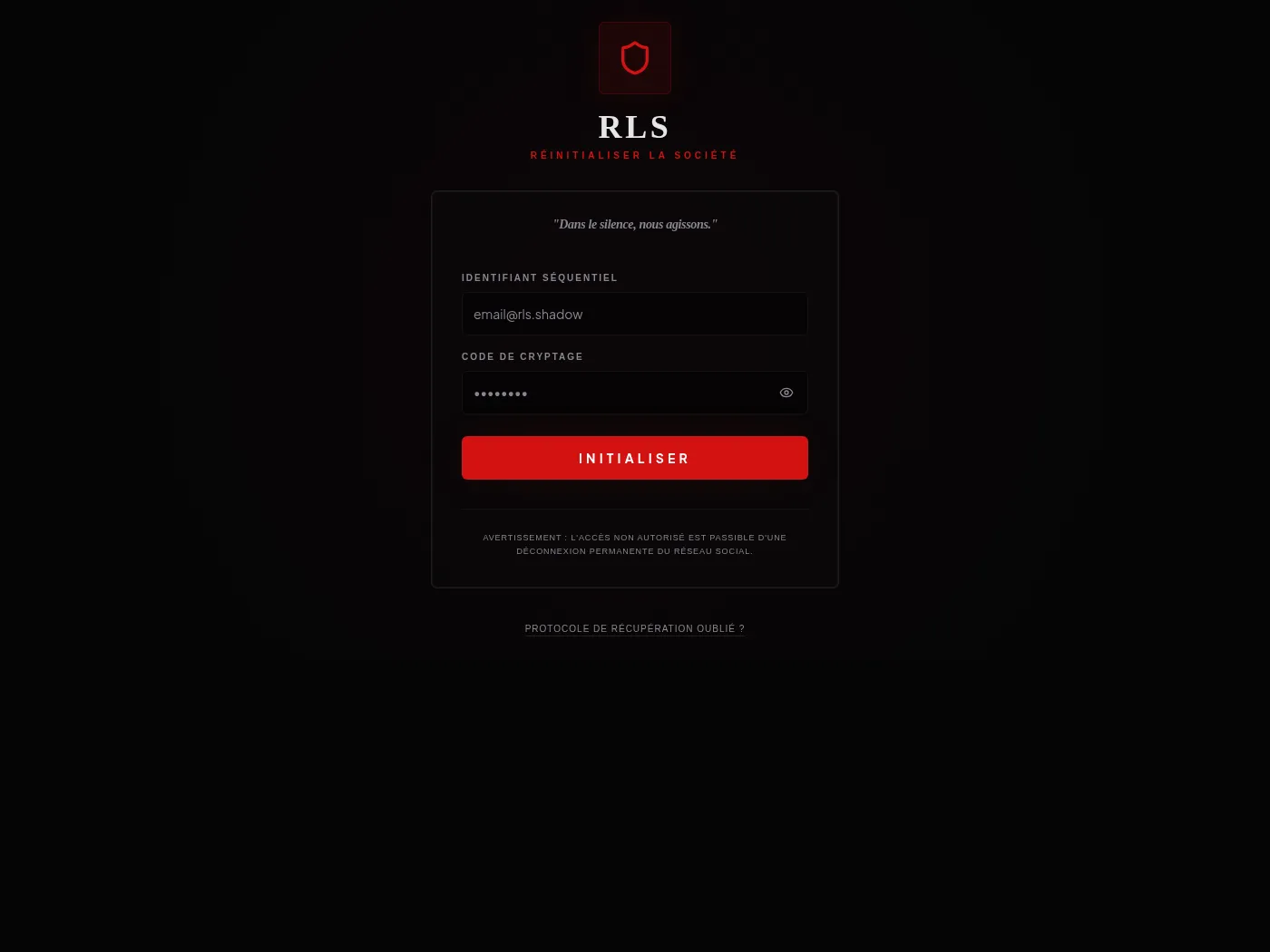 RLS Secret Dashboard
