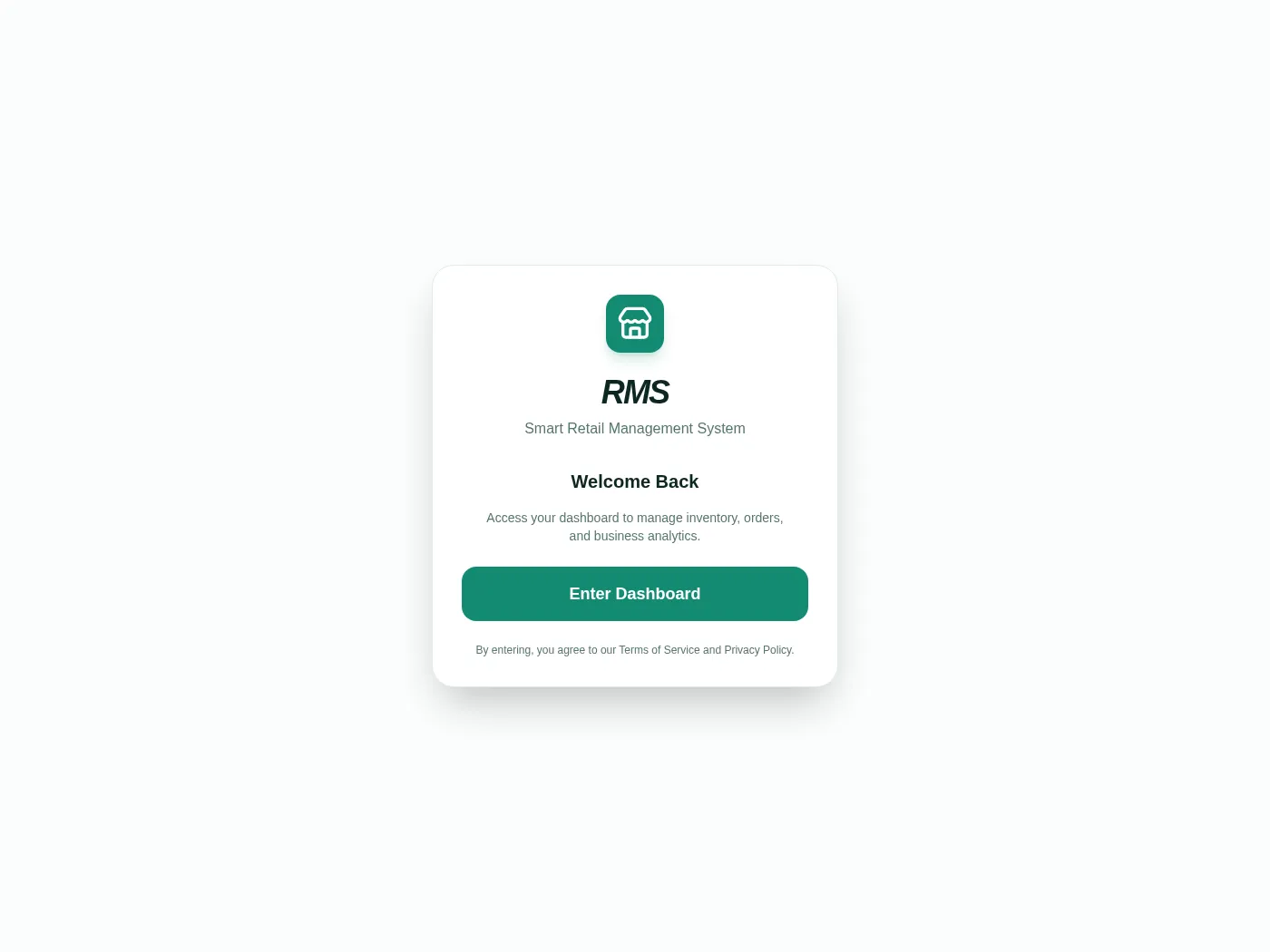RMS – Retail Management System