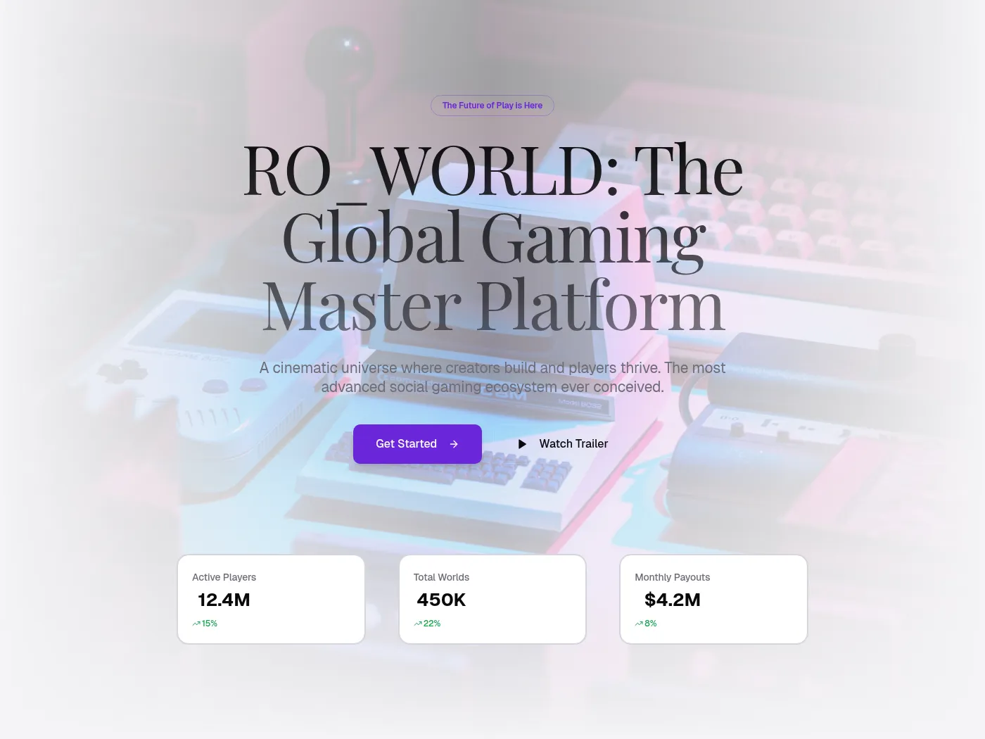 RO_WORLD Master Platform