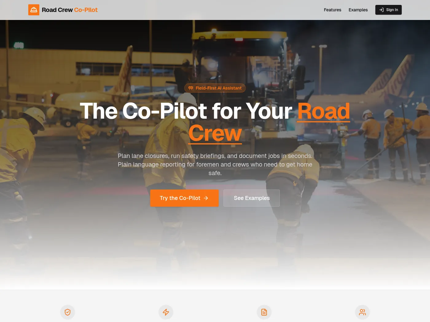 Road Crew Co-Pilot