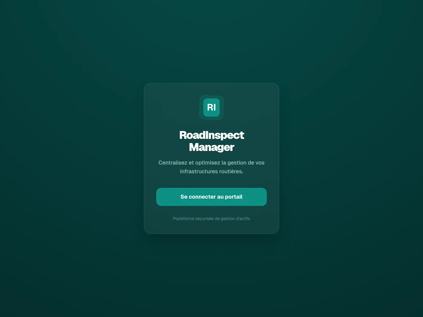RoadInspect Manager