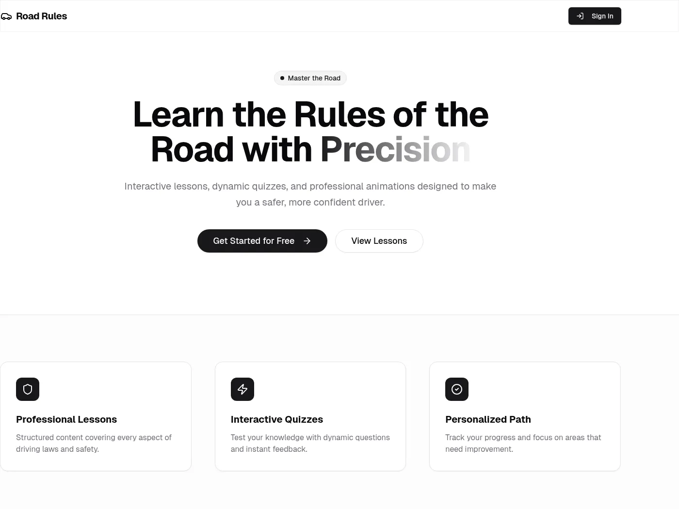 Road Rules Academy