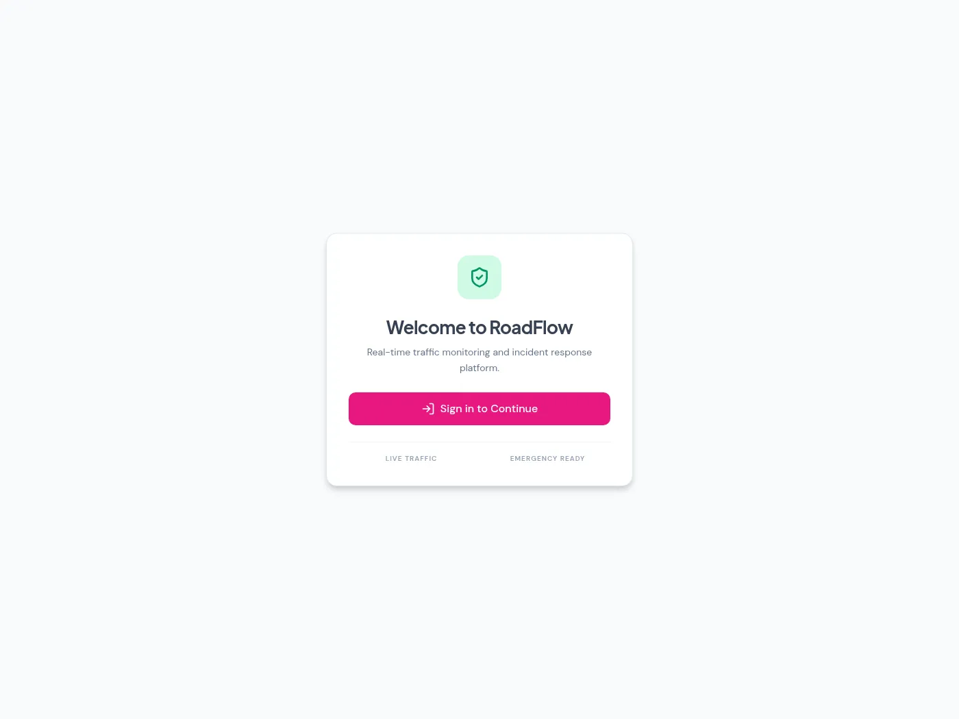 RoadFlow Monitor