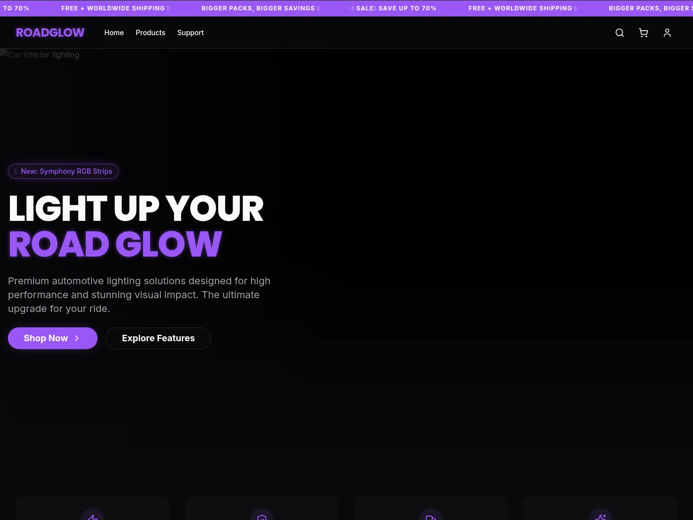 RoadGlow Site Revamp
