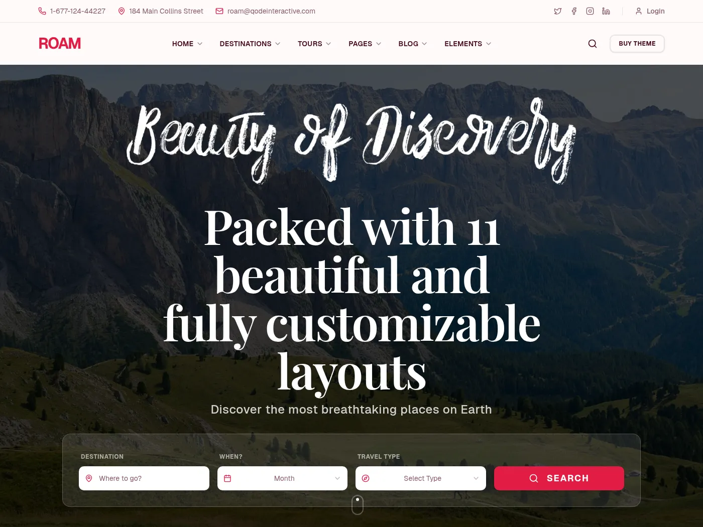 Roam Travel Platform