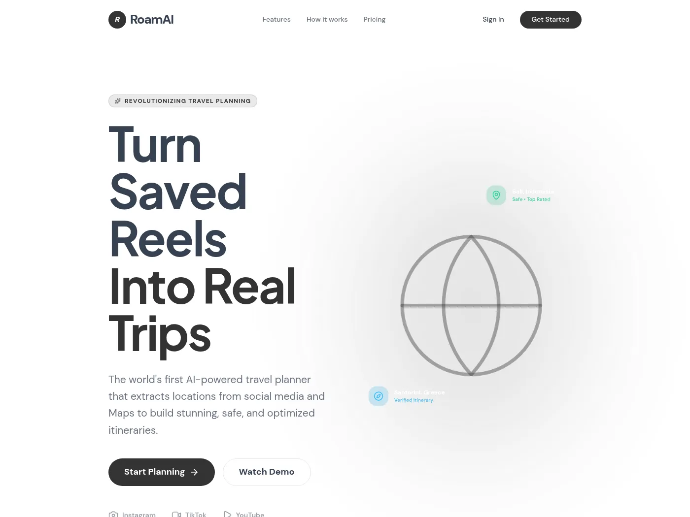 RoamAI Travel Planner