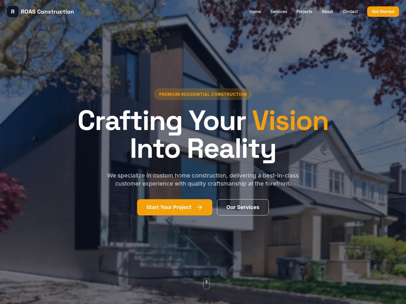 ROAS Construction Web Clone