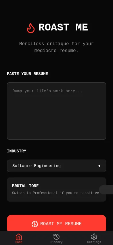 Roast My Resume