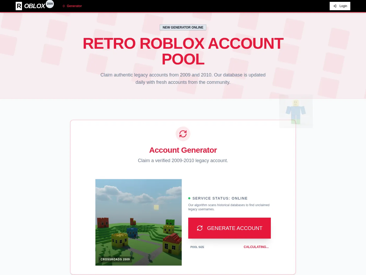Classic Roblox Gen
