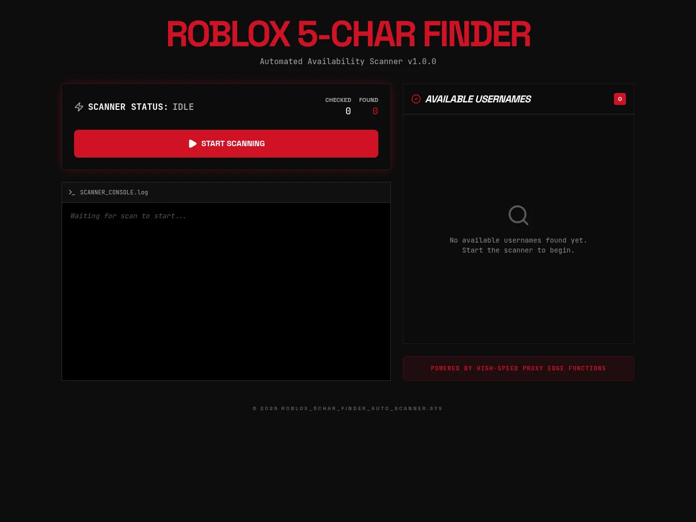 Roblox 5-Letter Finder