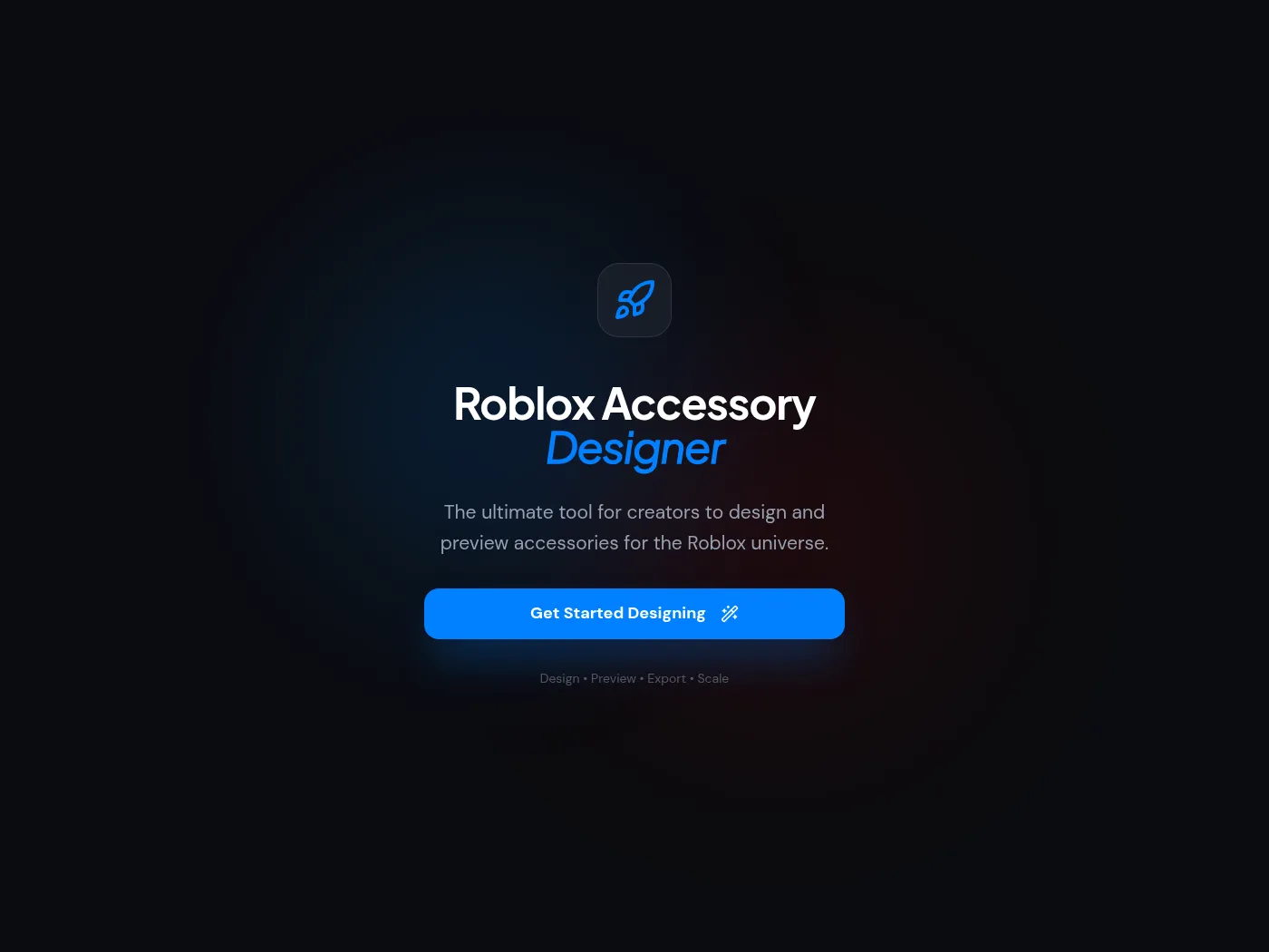 Roblox Accessory Designer