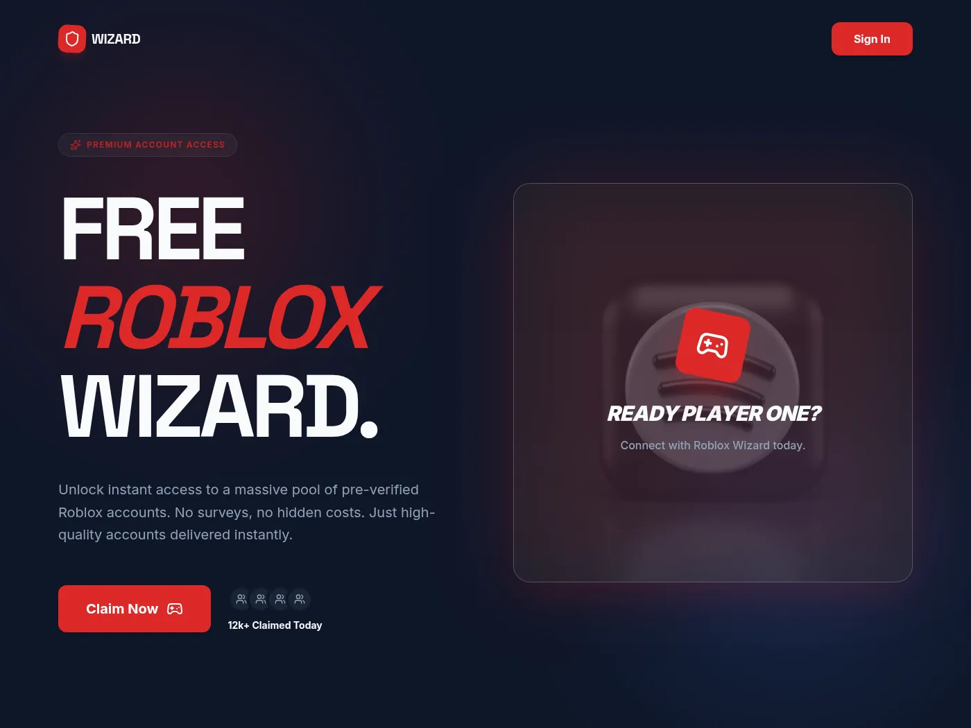 Roblox Account Wizard