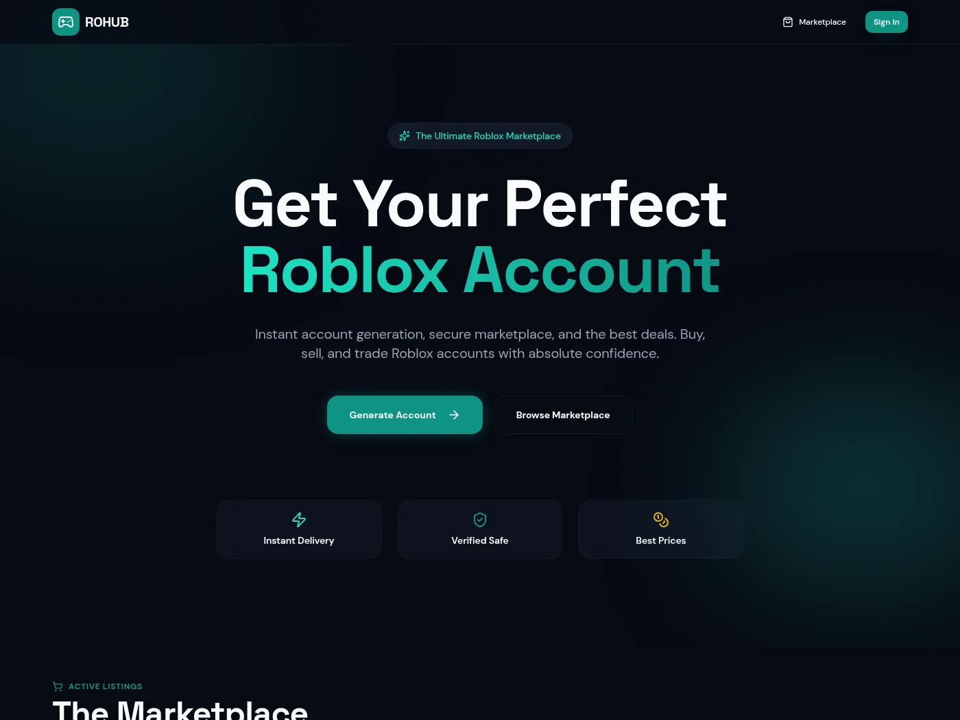 Roblox Account Marketplace