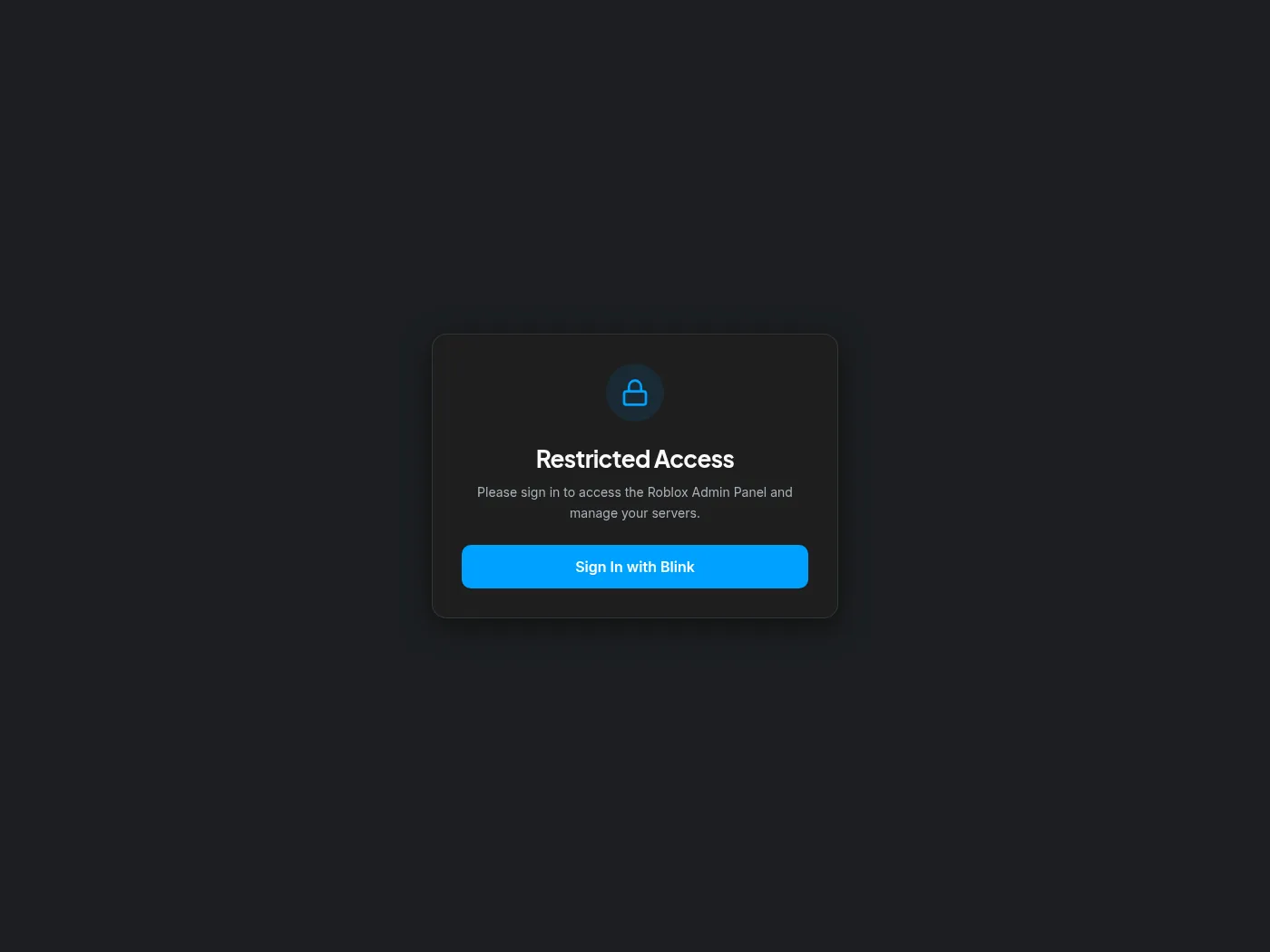 Roblox Modern Admin Panel