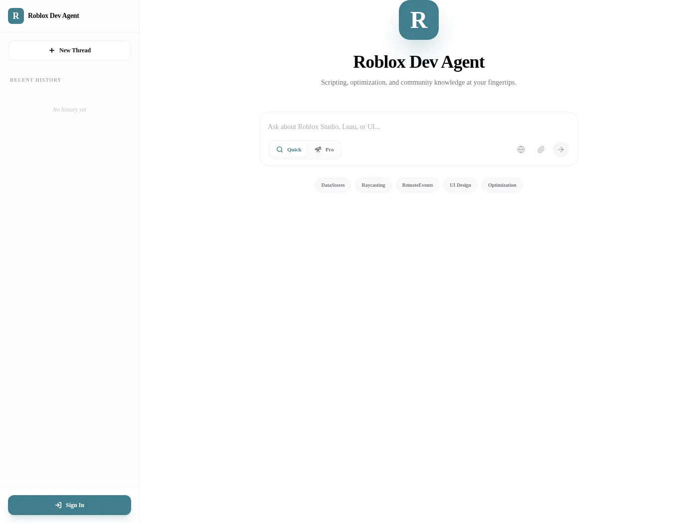 Roblox Dev AI Agent