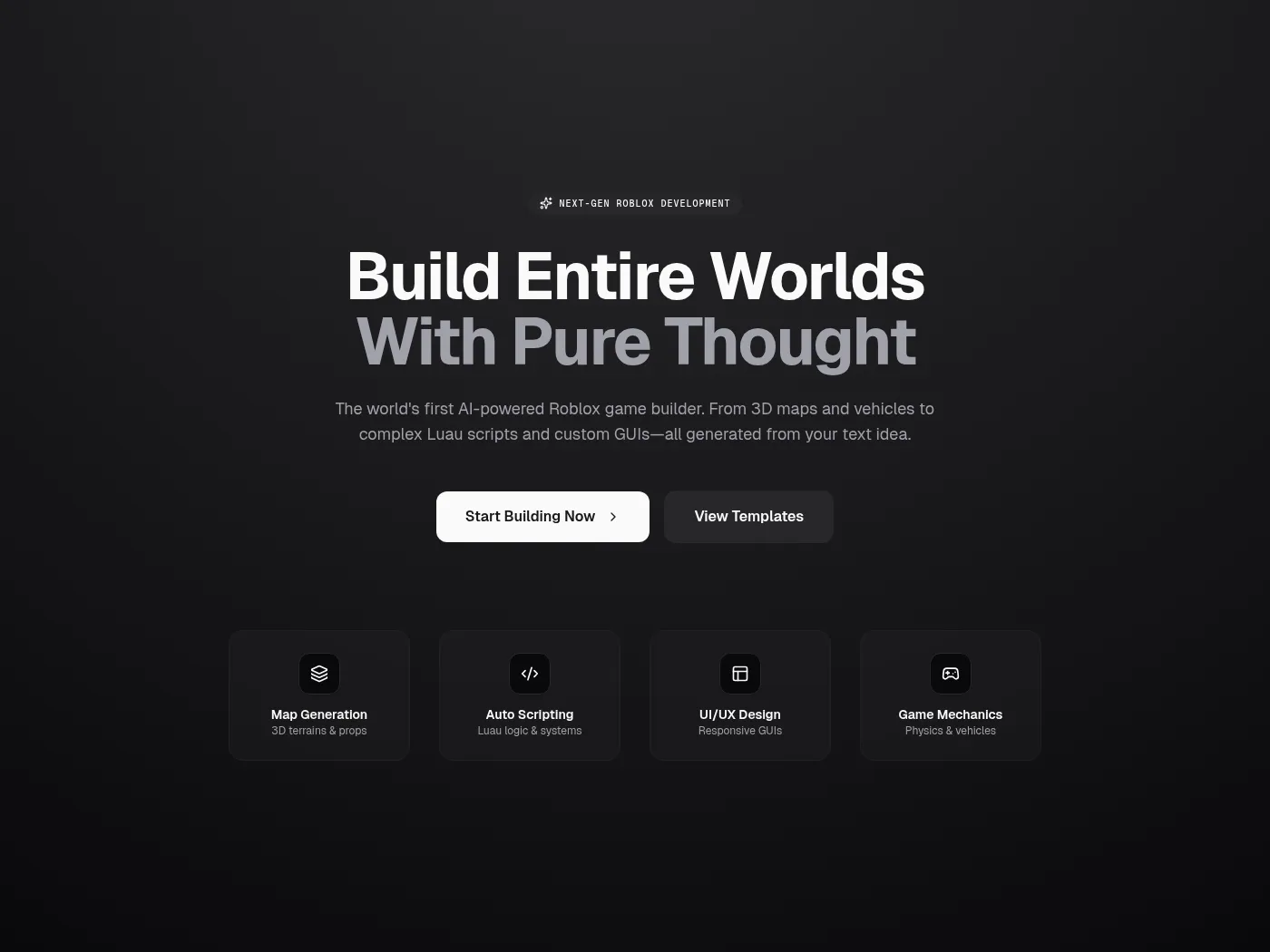 Roblox Game AI Builder