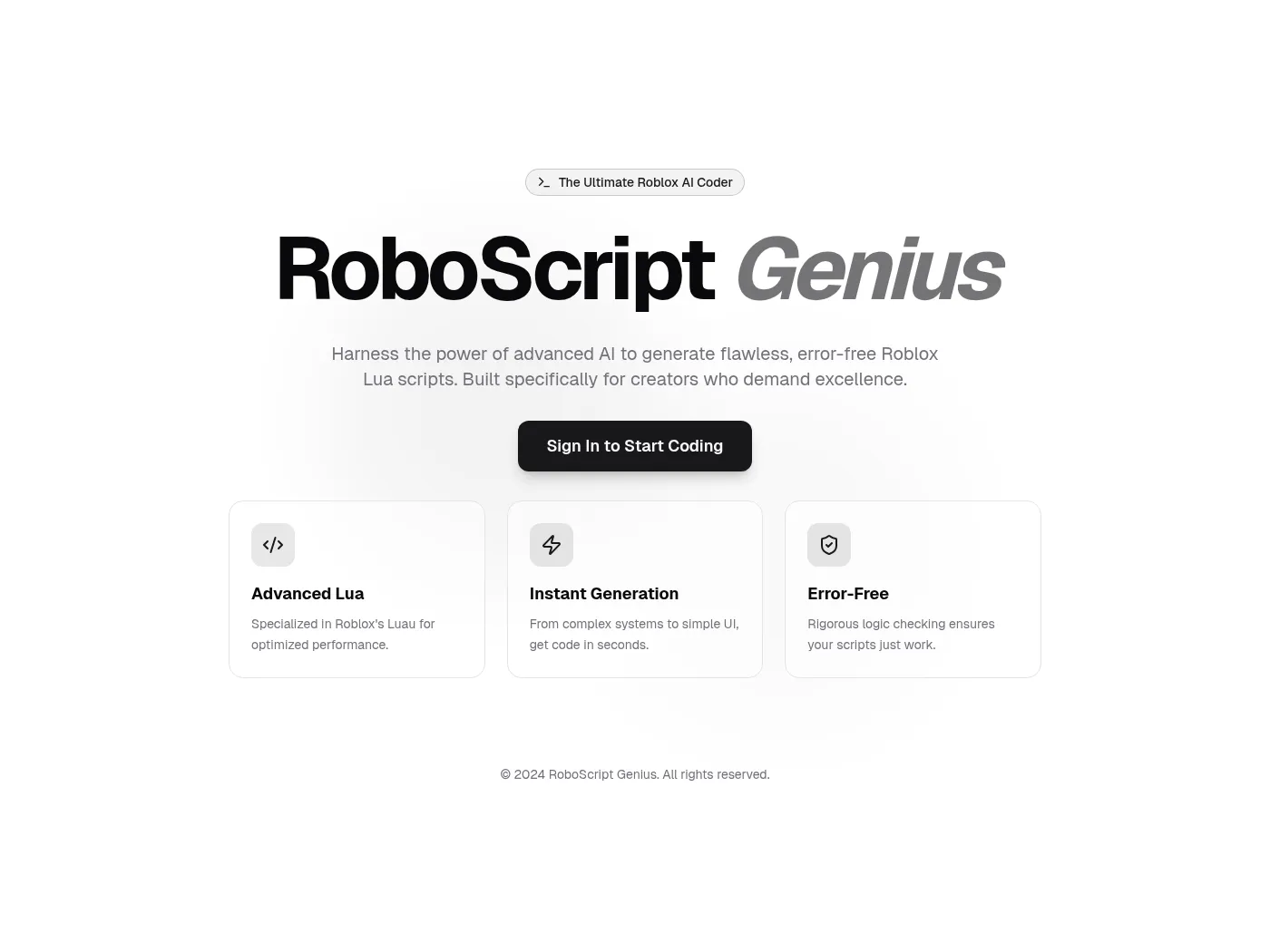 RoboScript Genius