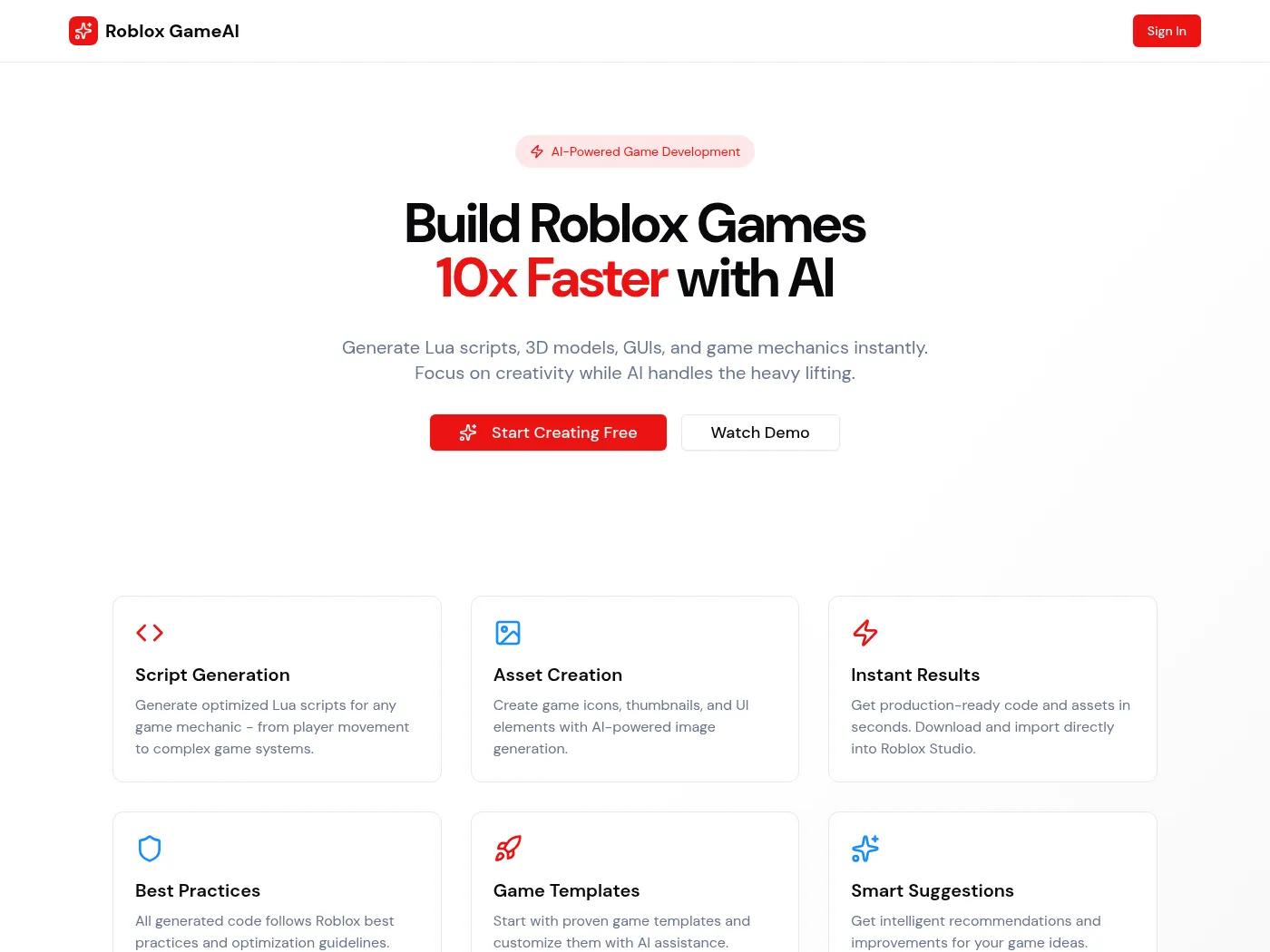 Roblox GameAI Builder
