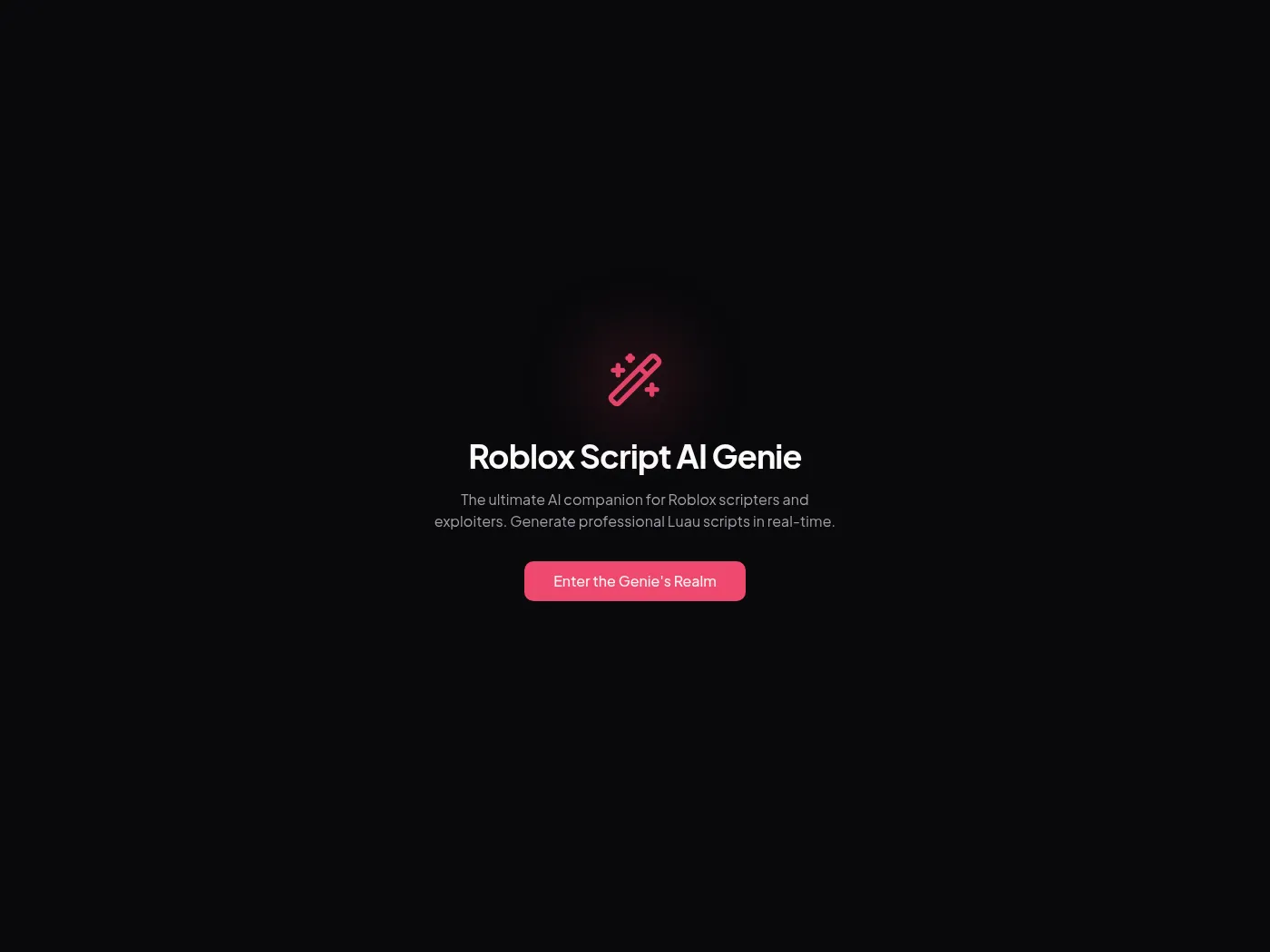 Roblox Script AI Genie