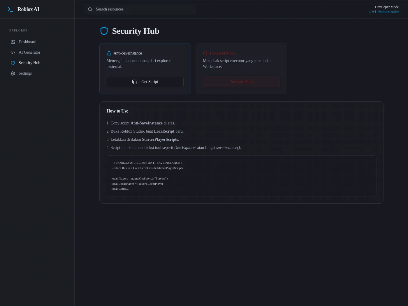 Roblox Studio AI Helper