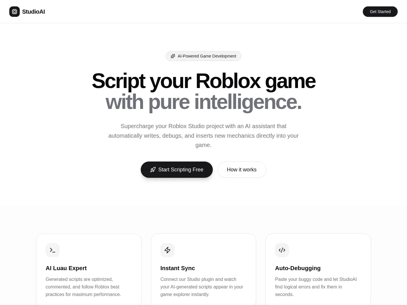 Roblox AI Scripter
