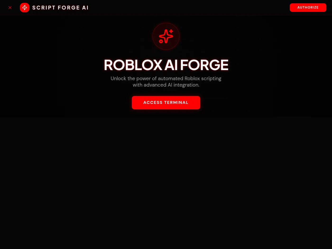 Roblox AI Script Forge
