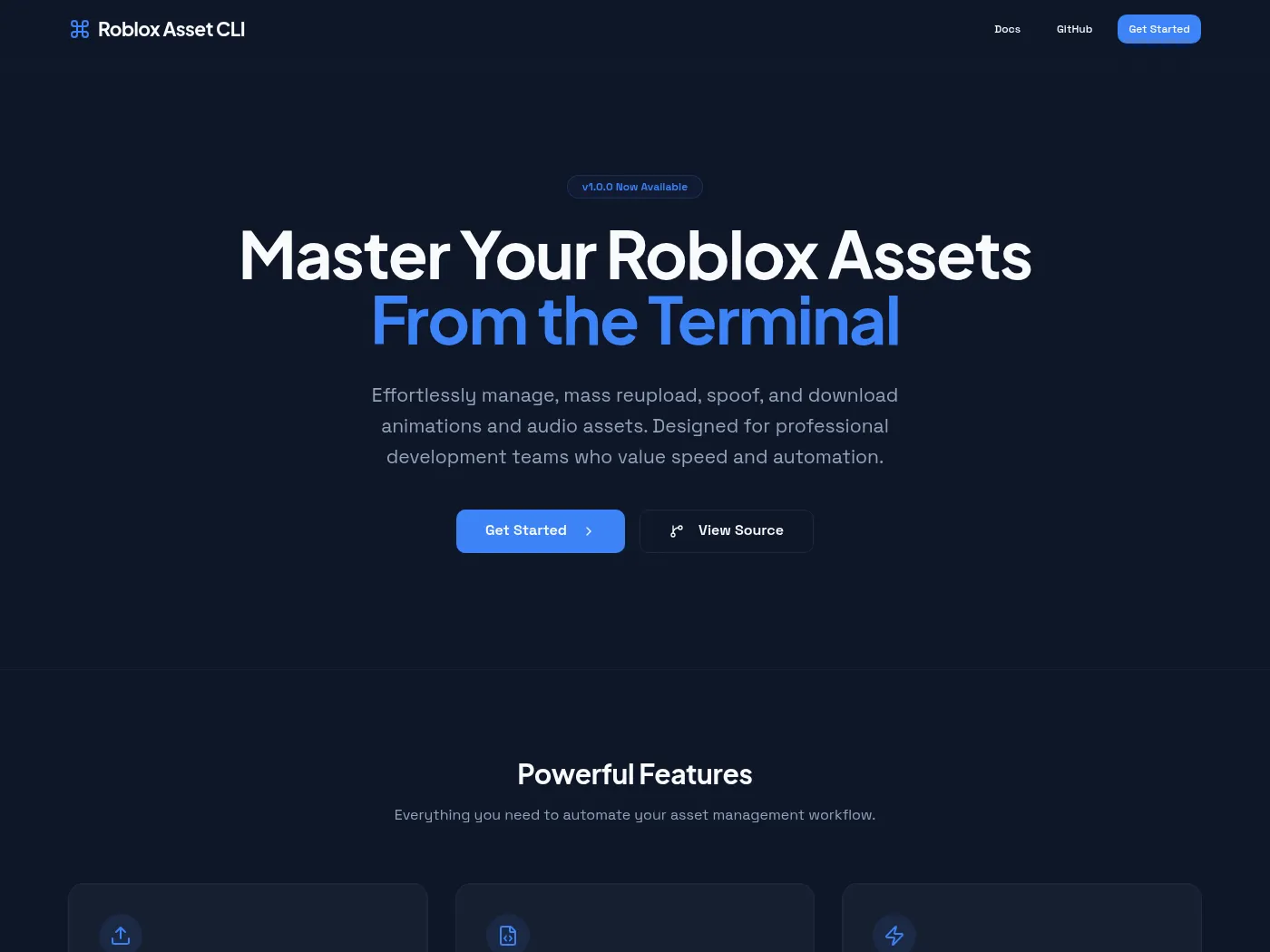 Roblox Asset CLI Suite