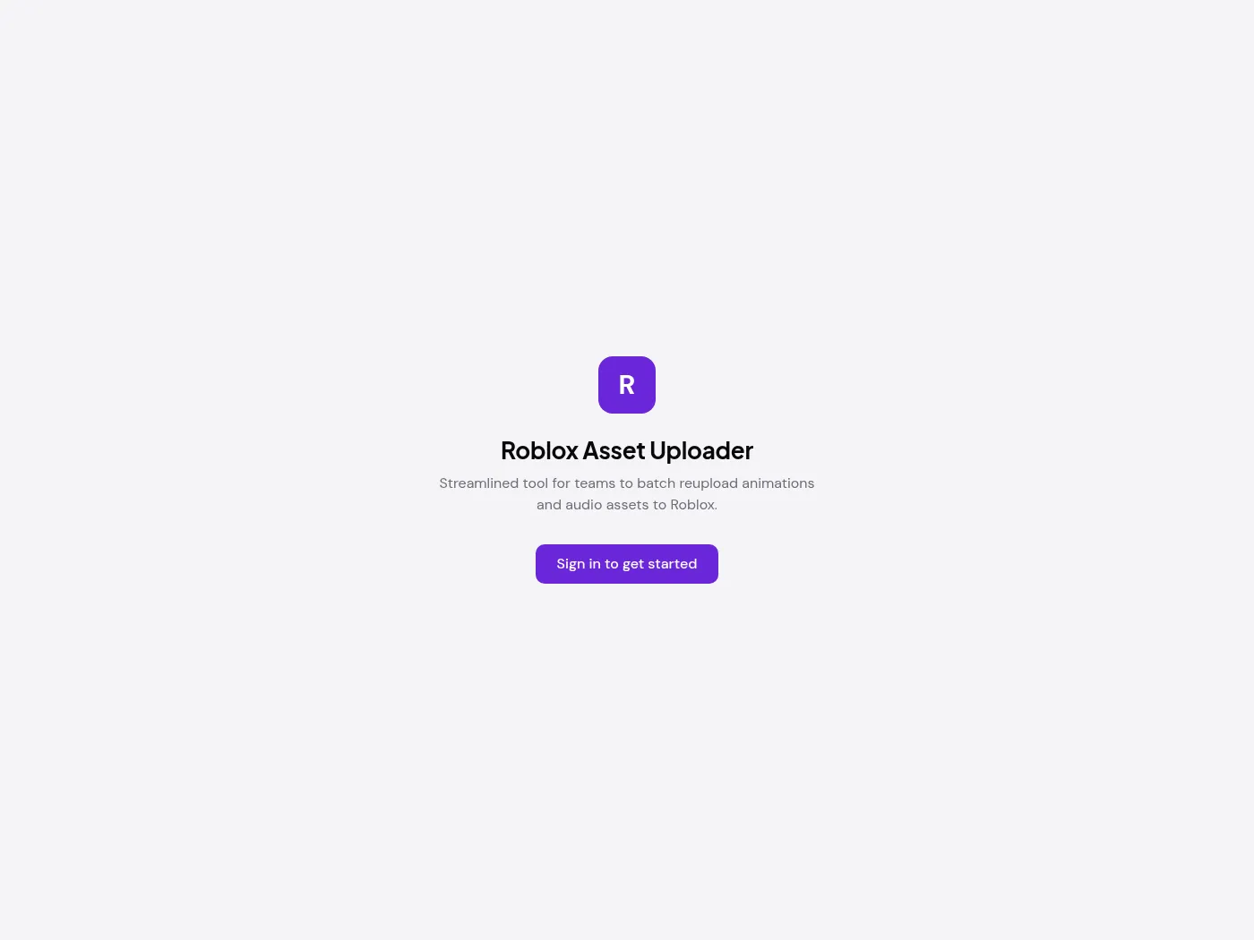 Roblox Asset Uploader