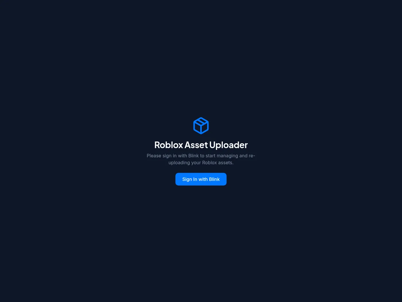 Roblox Asset Uploader