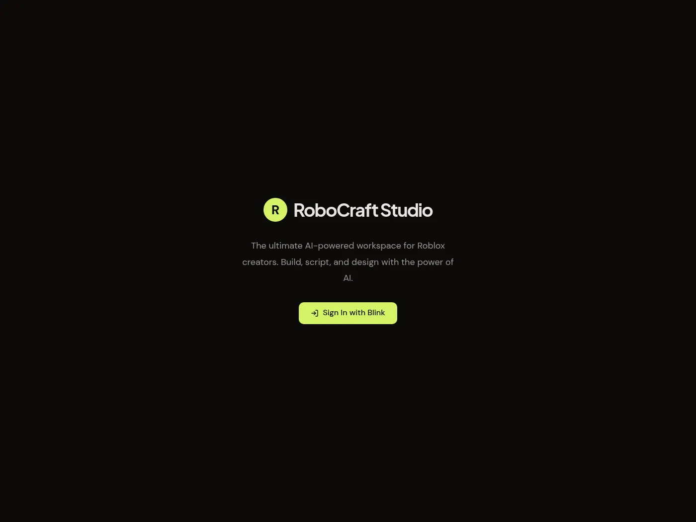 RoboCraft AI Studio
