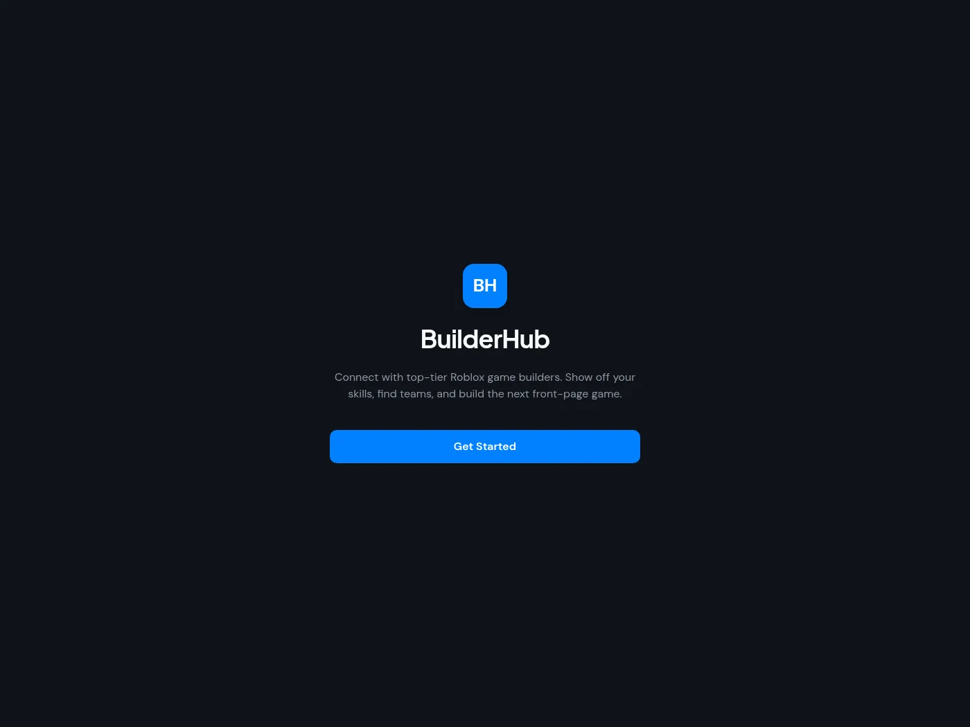 Roblox Game Builder Hub