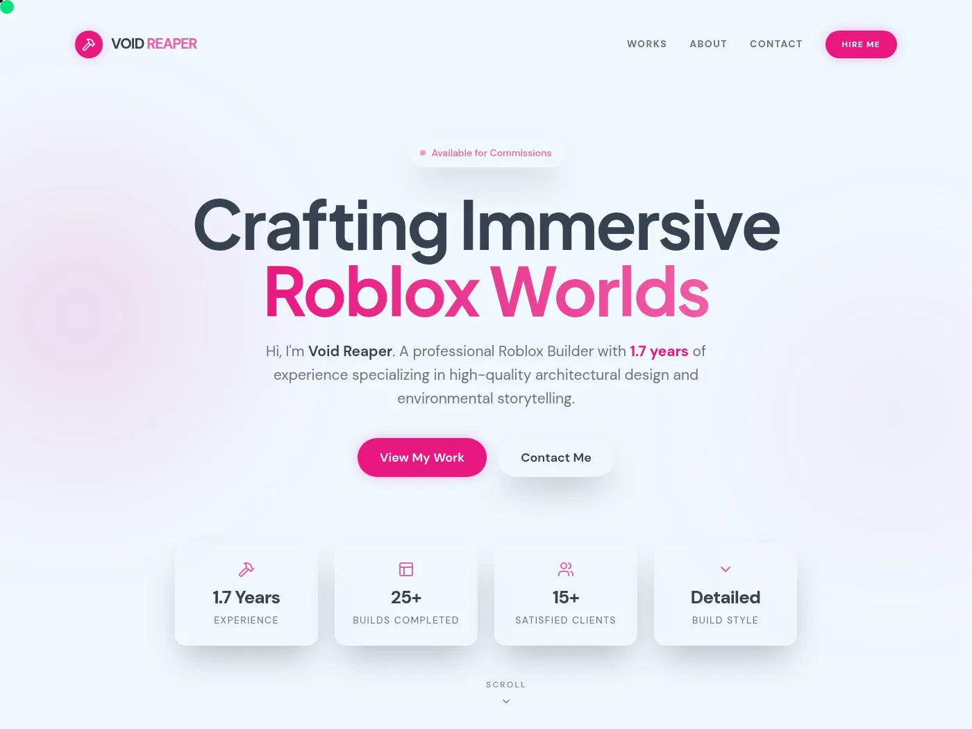 Roblox Builder Portfolio