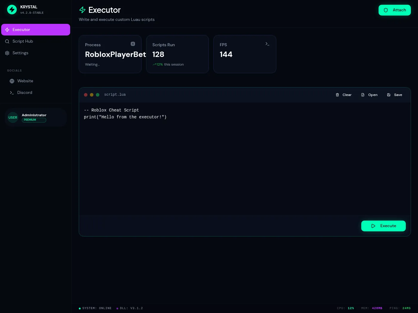 Roblox Cheat UI