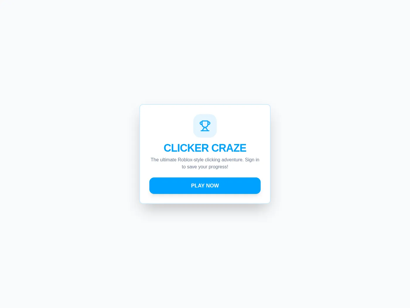 Roblox Clicker Craze