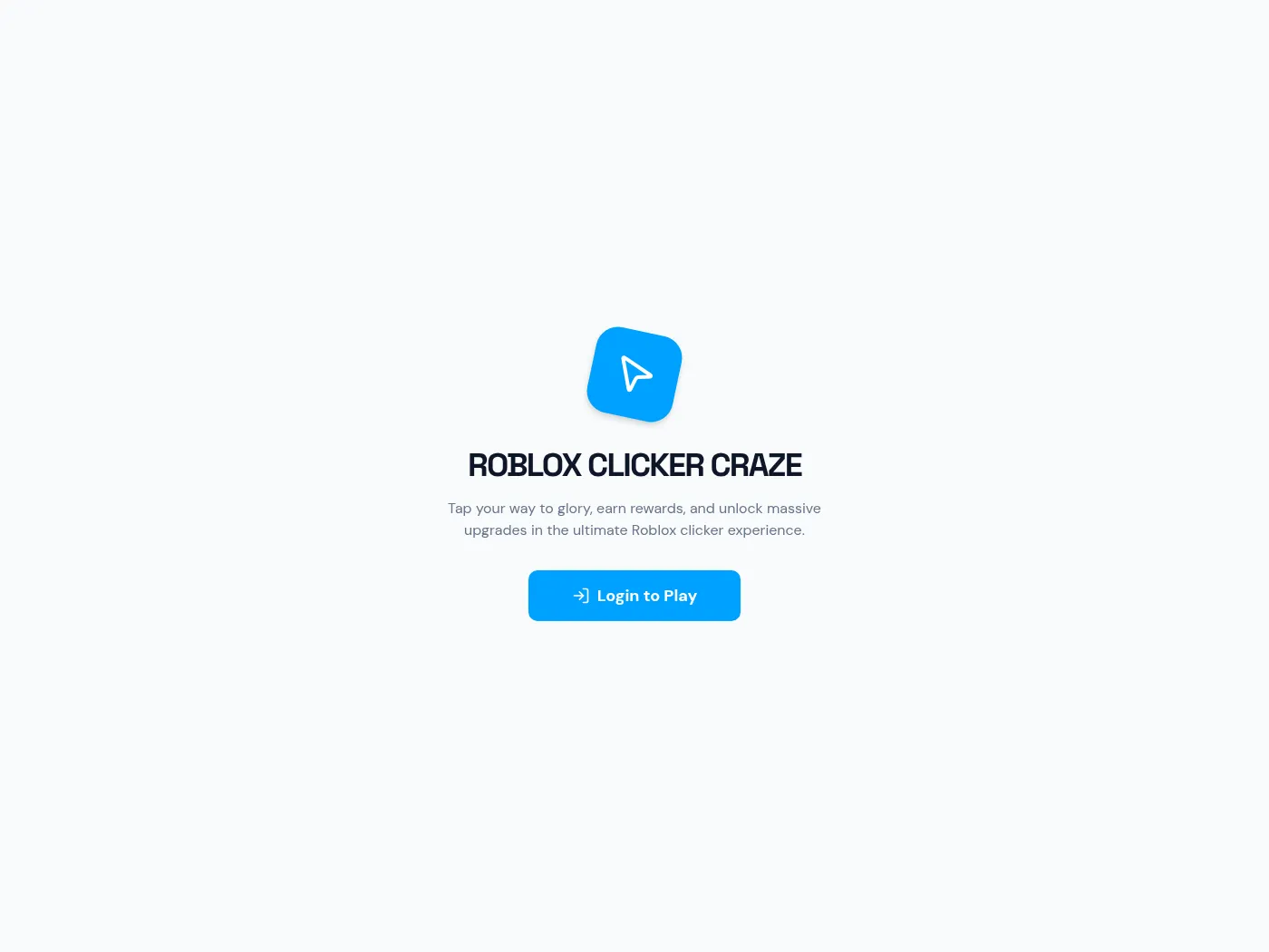 Roblox Clicker Craze