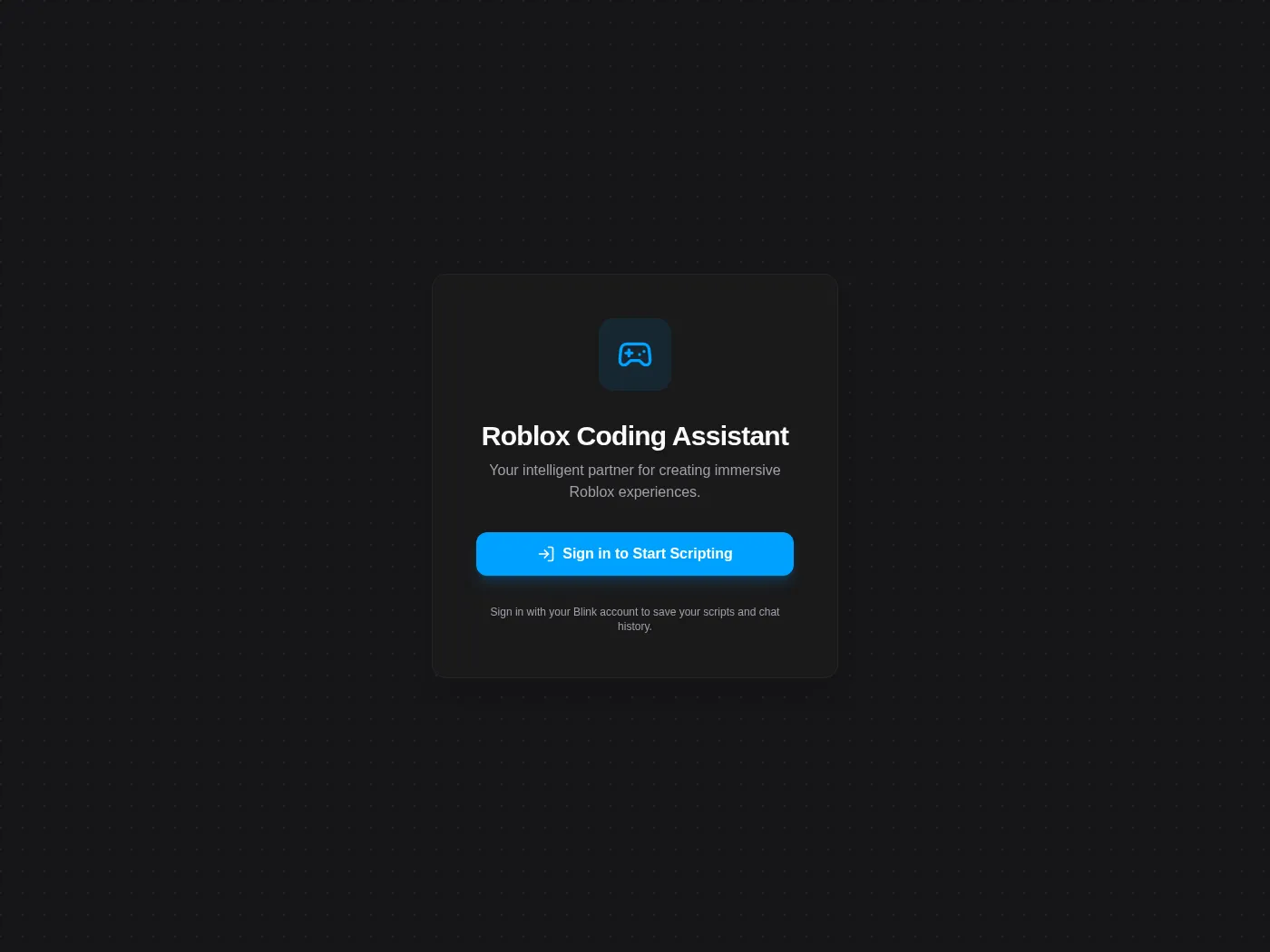 Roblox Coding Assistant