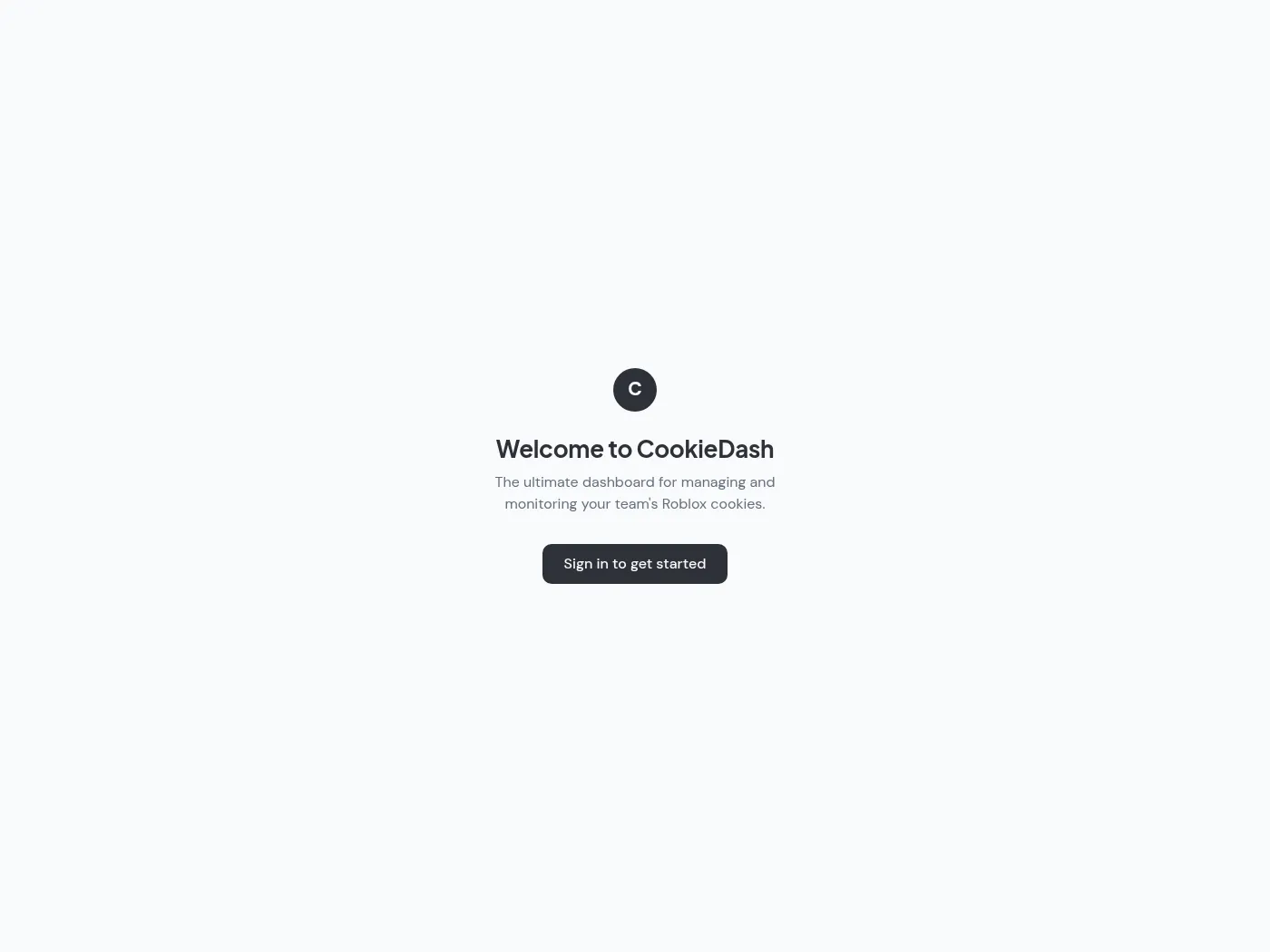 Roblox Cookie Dashboard