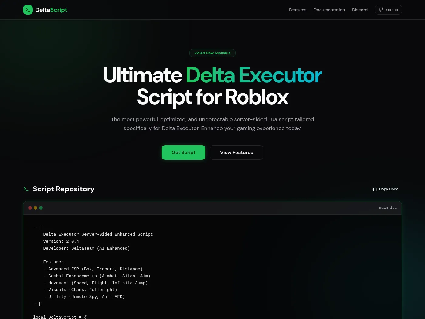Roblox Delta Executor Script