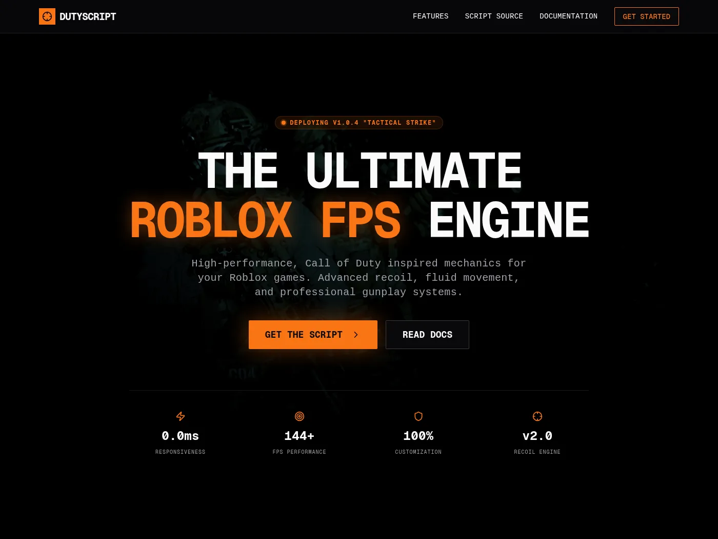 Roblox Duty Script