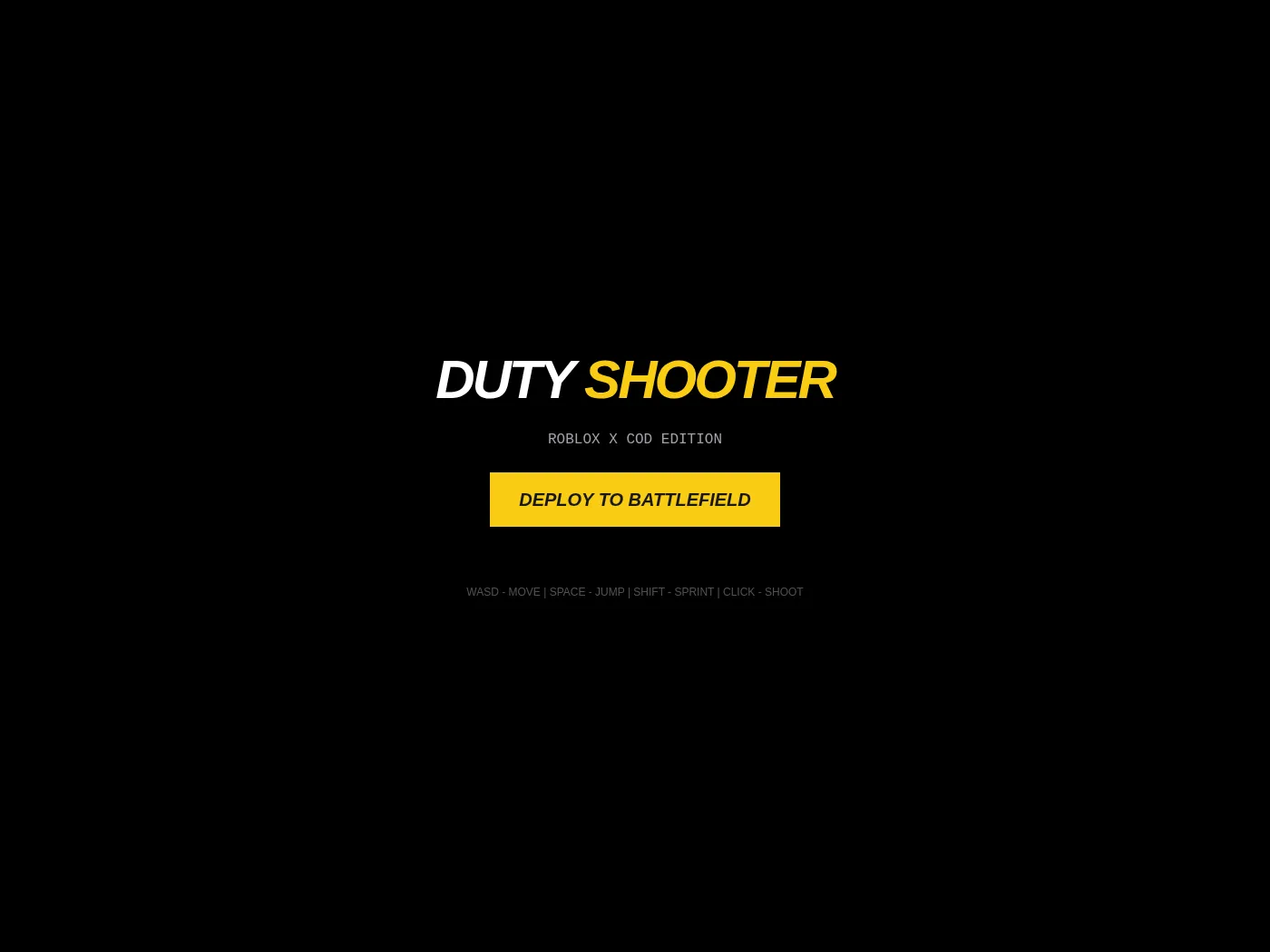 Roblox Duty Shooter
