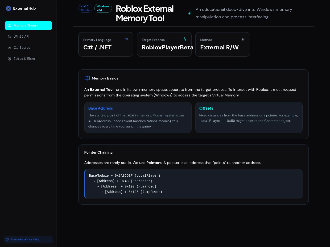Roblox External Tool