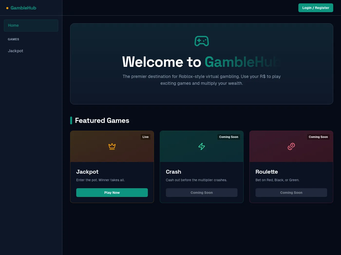 Roblox Gamble Hub