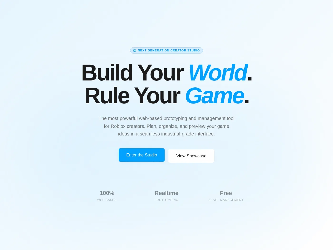 Roblox Game Creator