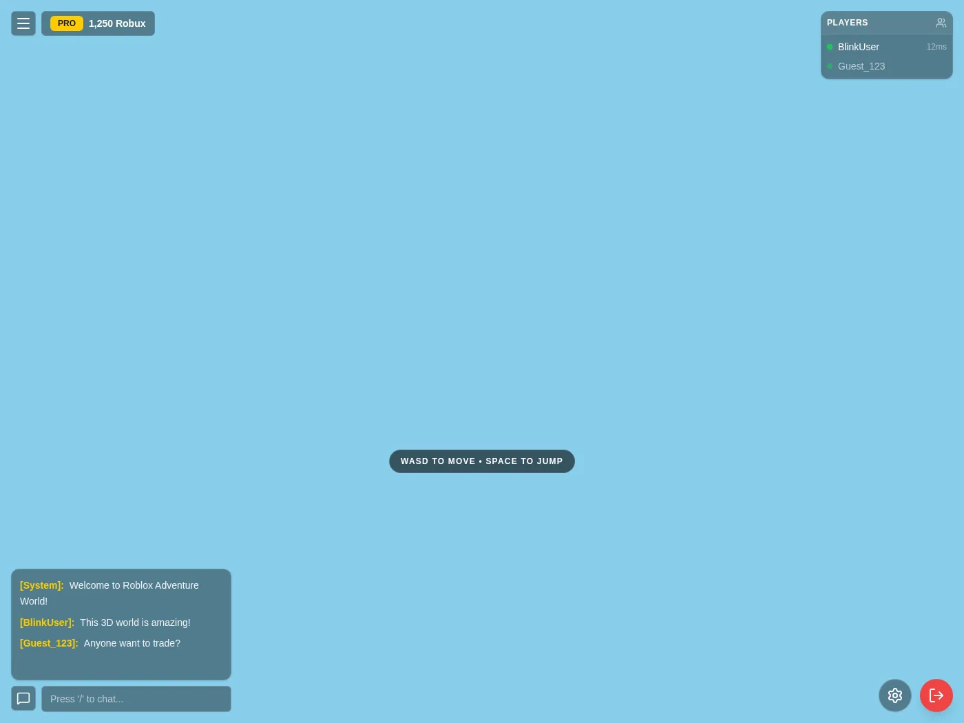 Roblox Adventure World