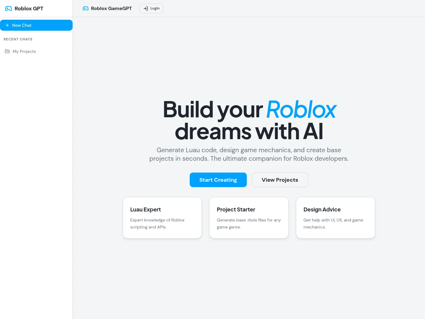 Roblox GameGPT