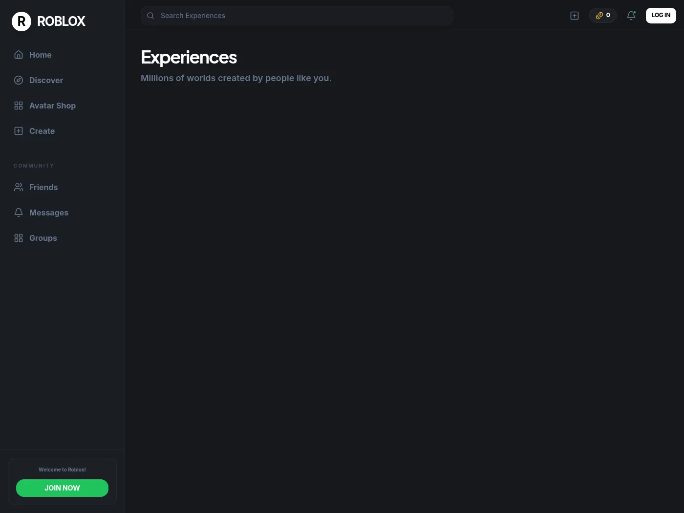 Roblox Games Hub