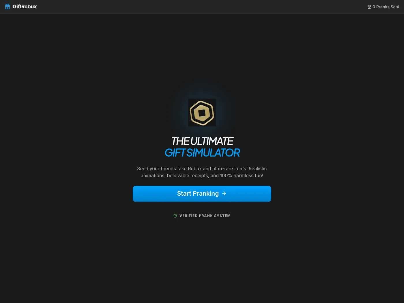 Roblox Gift Prank App