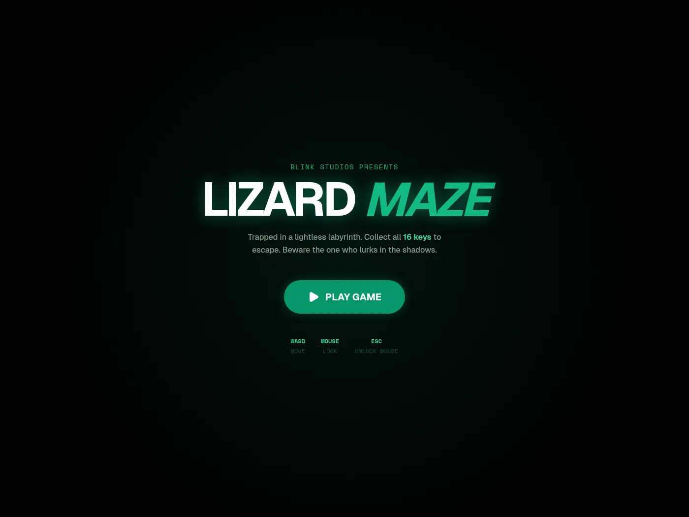 Lizard Horror Maze